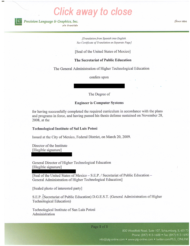 Certified Document Translation Services, Birth Certificates, Marriage ...